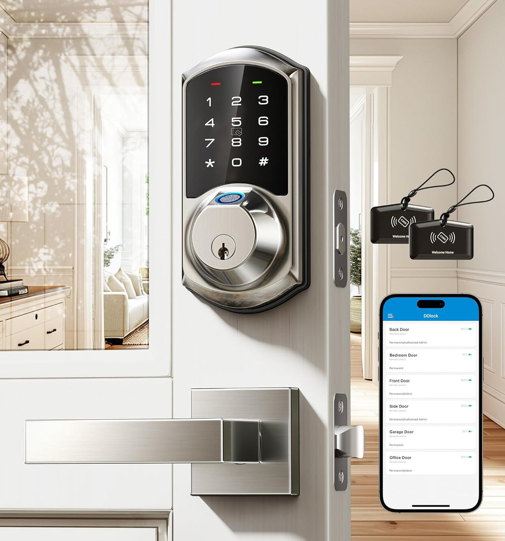 Veise VE07-L Fingerprint Smart Lock with Levers