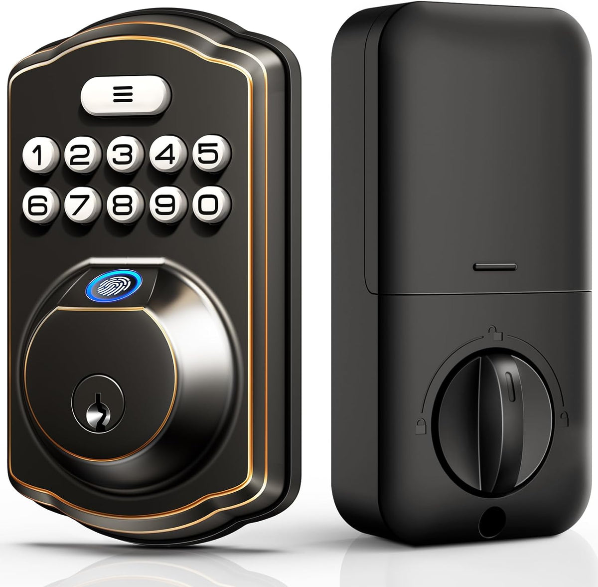Veise KS02A Fingerprint & Keypad Deadbolt Lock